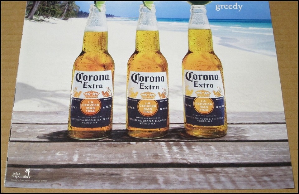 2007 Corona Extra Print Ad Beer Advertisement Vintage 10x12 La Cerveza ...