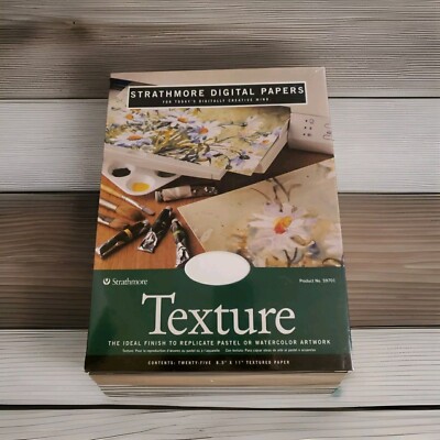 Strathmore Ink Jet Paper Texture 8.5"X11" 24 Sheets 59701 | eBay