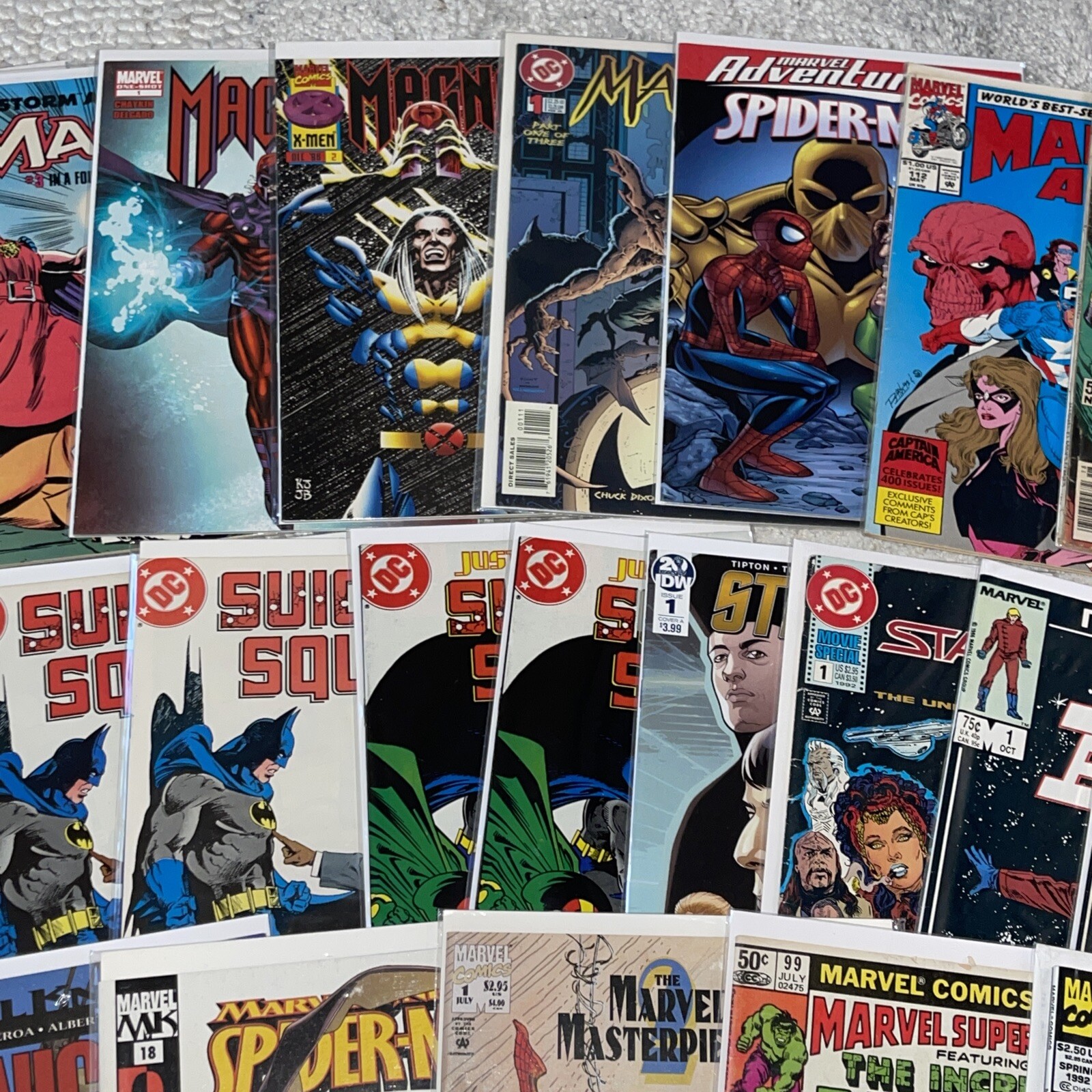 Comic Book Bundle Lot Of 44 Spider-Man Hulk Magic Very Good Star Trek ...
