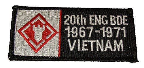 US ARMY 20TH ENGINEER BRIGADE BDE VIETNAM VETERAN 167-71 PATCH ESSAYONS ...
