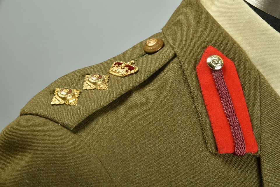 WW2 Officers Uniform. Colonels' Bespoke Tailored SD Jacket, MC Ribbon ...