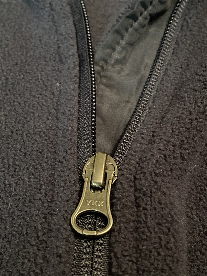 Oobe CHICK FIL A Team Member Worker Blue Fleece Jacket Sweater Sz XL ...