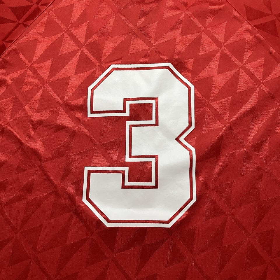 Vintage 90s Soccer Jersey MBF Mens Size Medium Red Blokecore VTG Retro ...