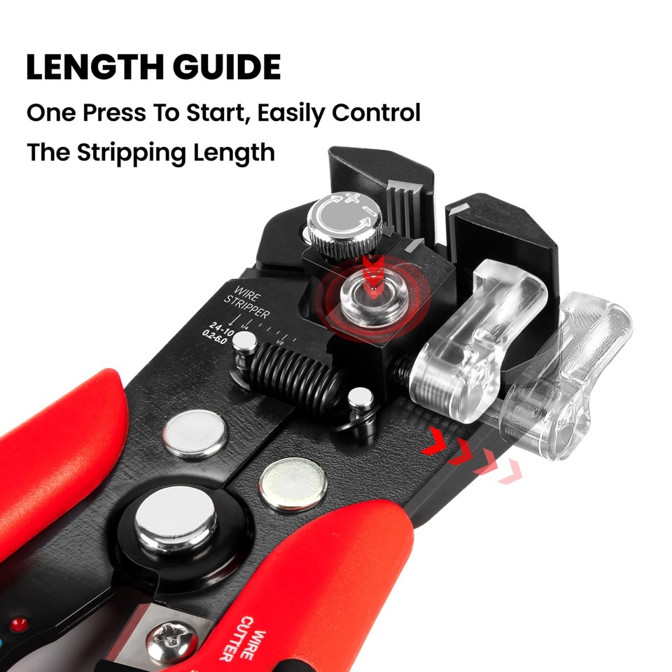 KAIWEETS Wire Strippers Electrical 3 in 1 Wire Cutters Electrical Tools ...