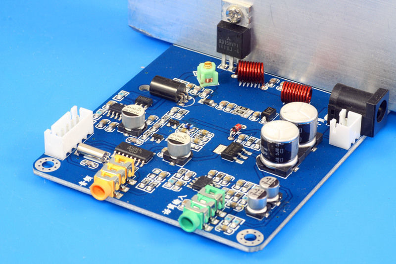 Assembled 12V 15W PLL Stereo FM TX 76M-108MHz Digital LED Radio ...