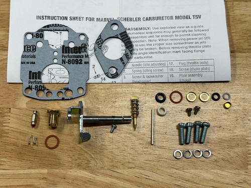 Massey Harris Pony Marvel Schebler TSV Carburetor rebuild kit | eBay