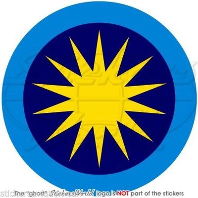 MALAYSIA Royal Malaysian AirForce TUDM Aircraft Roundel Decal Sticker ...