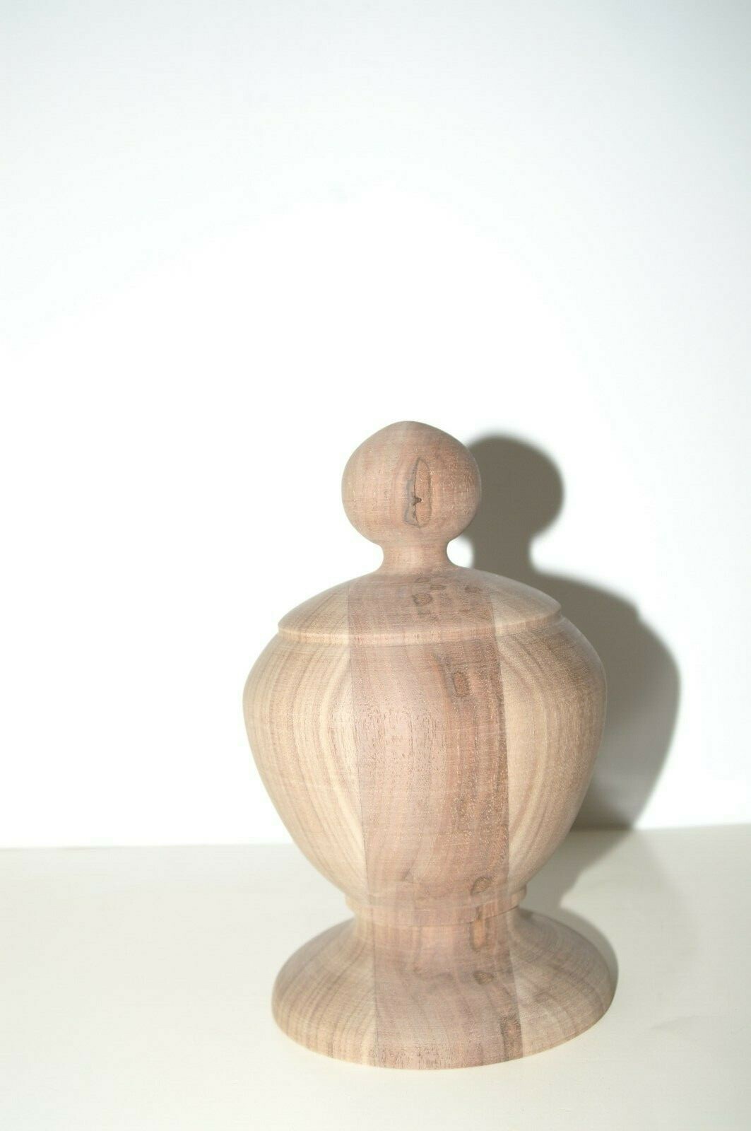 WALNUT WOOD FINIAL UNFINISHED FOR NEWEL POST FINIAL OR CAP Finial #7W ...