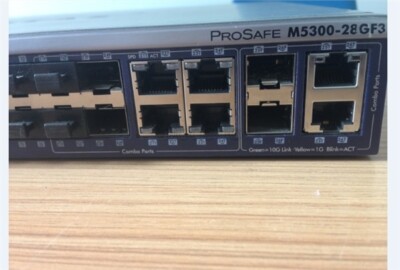 Used Netgear Prosafe M5300-28GF3 24-Port Switch Tested M5300 28GF3 ne ...