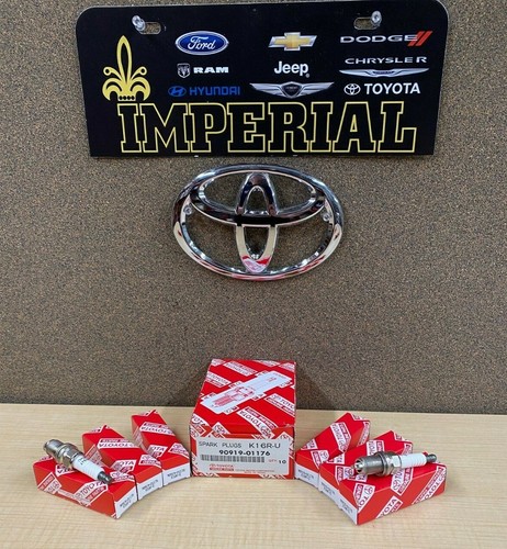 1993-1997 TOYOTA LAND CRUISER 6CYL SPARK PLUGS X6 GENUINE OEM DENSO ...