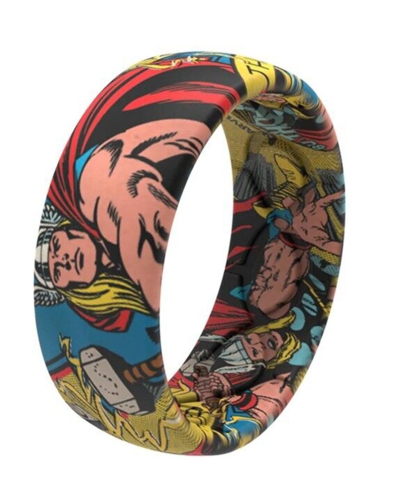 Marvel Groove Life "Thor Classic Comic" Silicone Ring Size 11 | eBay
