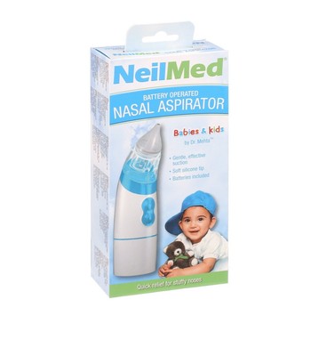 NeilMed Aspirator - Battery Operated Nasal Aspirator for Babies & Kids ...
