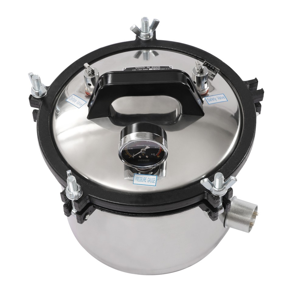 Professional 8L Steam Autoclave Sterilizer for Lab Equipment Culture ...