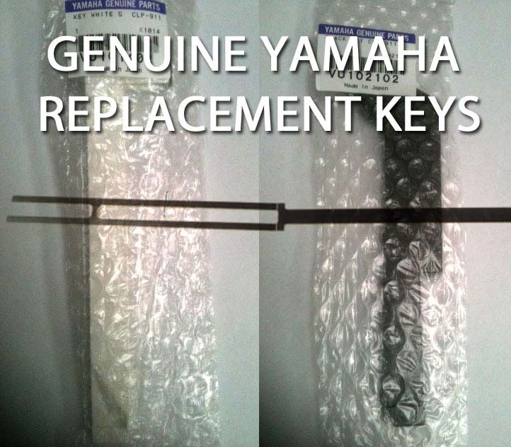 Yamaha Clavinova notes keys - CLP CVP Electric Piano genuine ...
