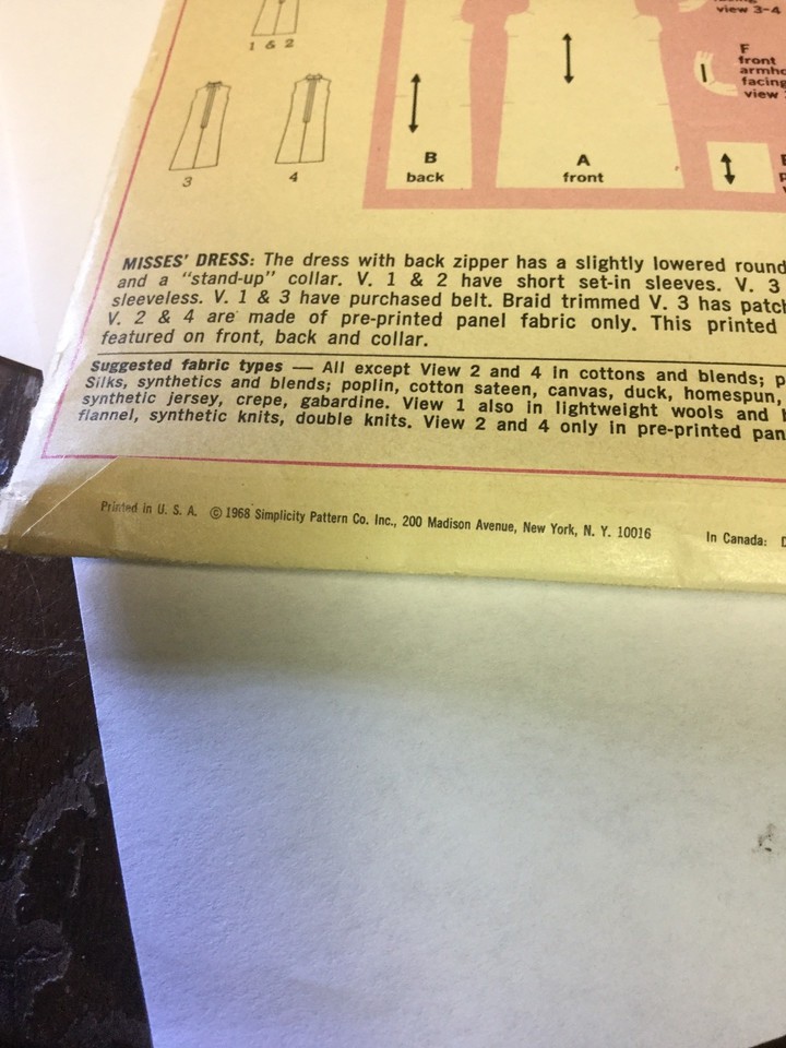 Simplicity Pattern 7985 | eBay