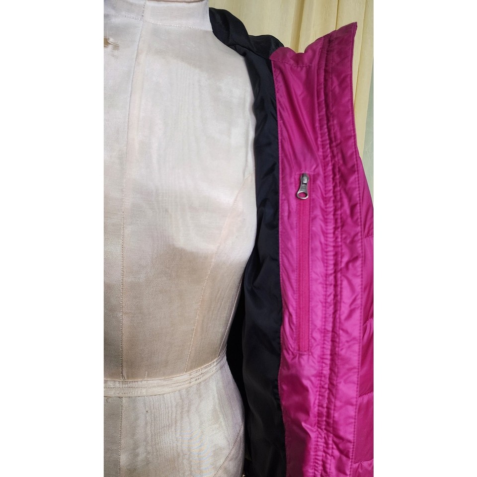 Columbia Pink Nylon Hooded Womens Puffer Jacket Size Small | eBay