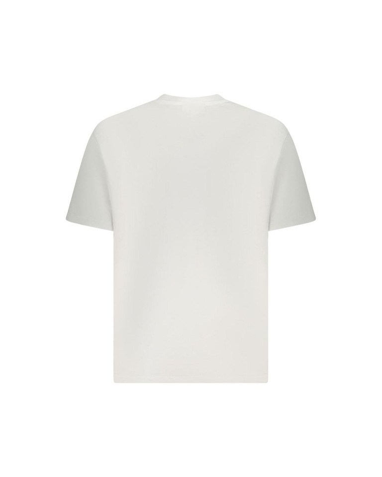Calvin Klein Cotton Crew Neck T-Shirt with Embroidery Men White | eBay