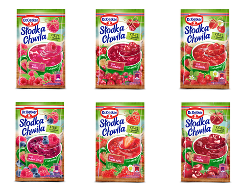 DR OETKER KISSEL KISIEL 100% - 32G - INSTANT DESSERT FRUIT PIECES ...