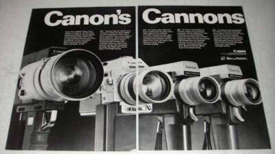 1968 Canon Movie Camera Ad - 88C, 87C, 86C and 89C | eBay