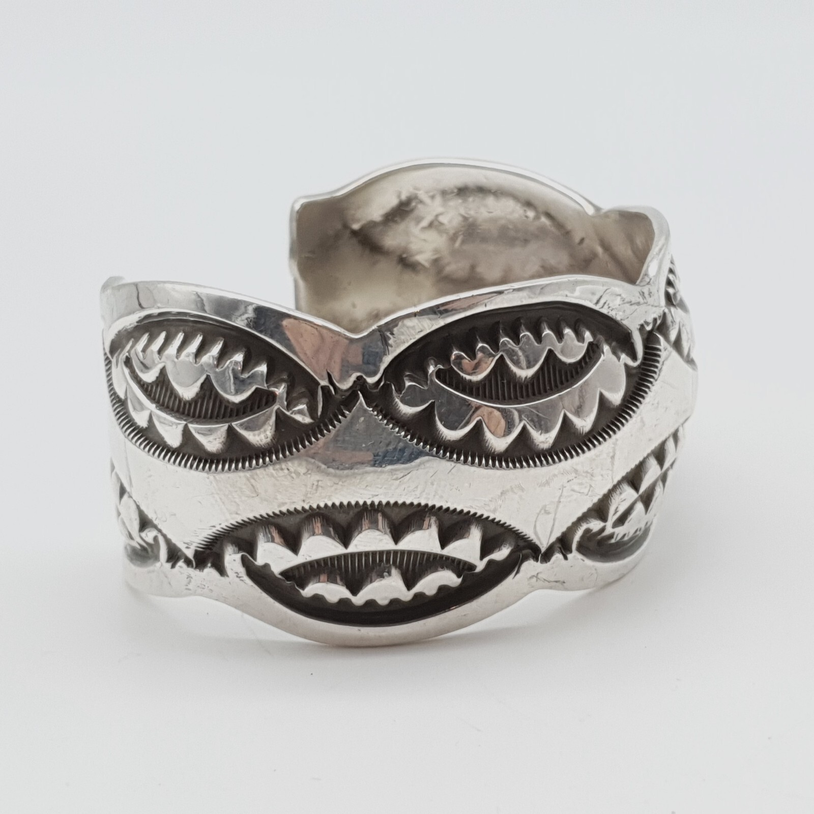 Navajo Marc Anita Apache Silver Bracelet - Gem