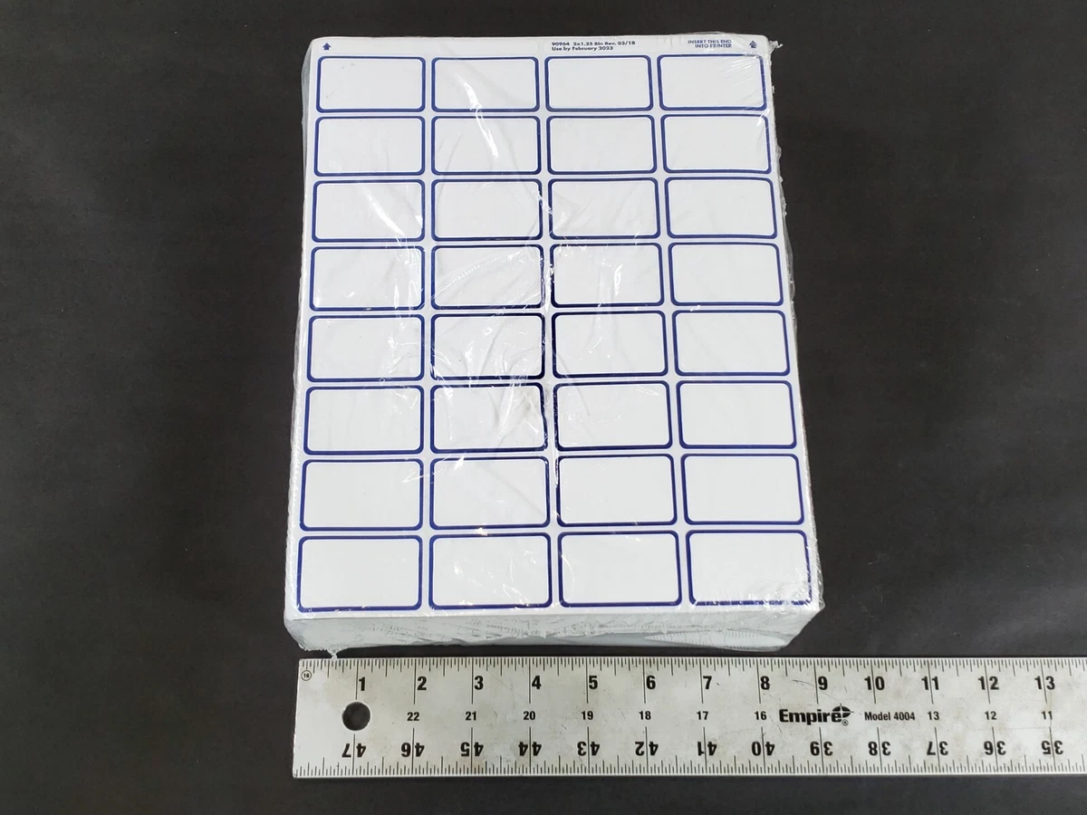 Blank Label Template
