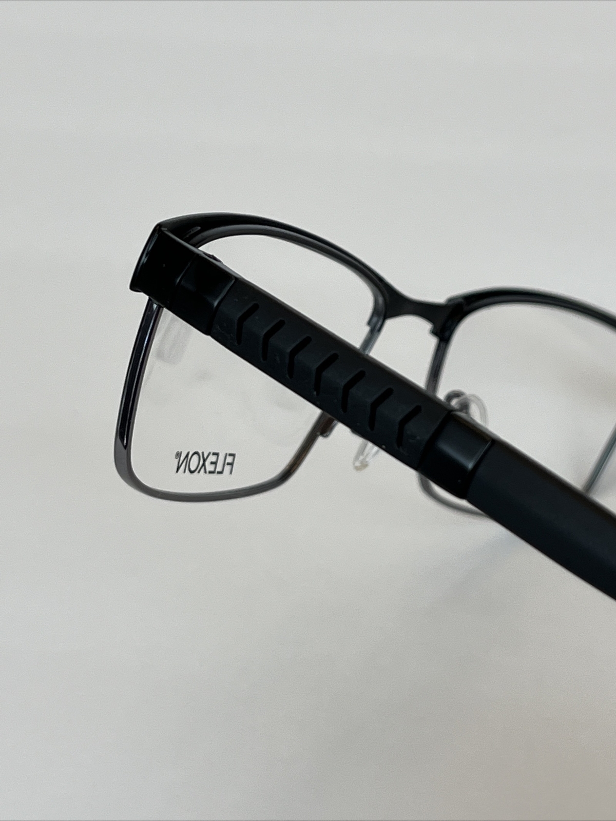 FLEXON E1110 001 Black Flexible Titanium Eyeglass 55 18 145 Frame - NEW ...