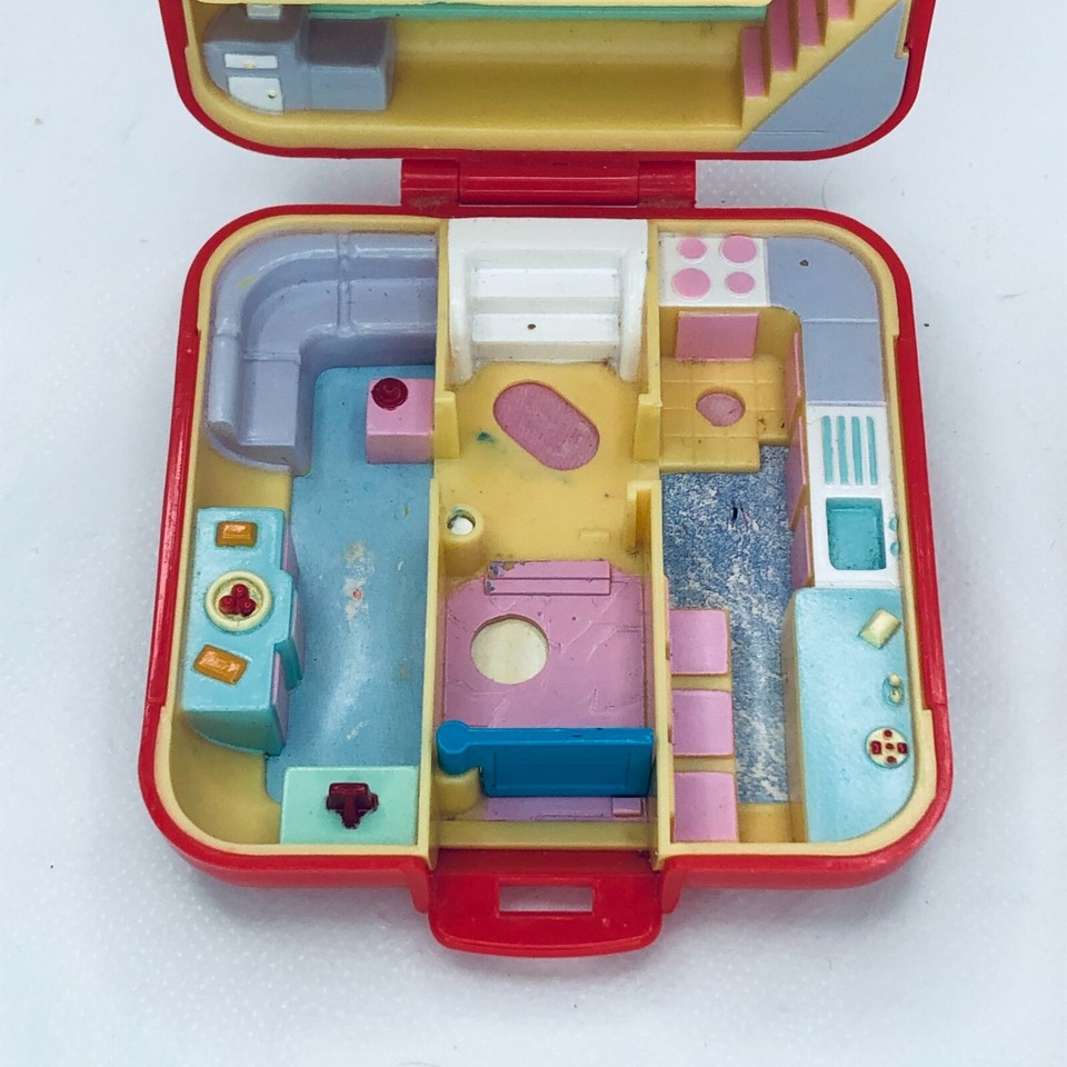 Vintage Polly Pocket Polly’s Town House Red 1989 by Bluebird Toys | eBay