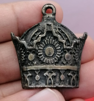 Unique Roman old crown royal brass amulet | eBay