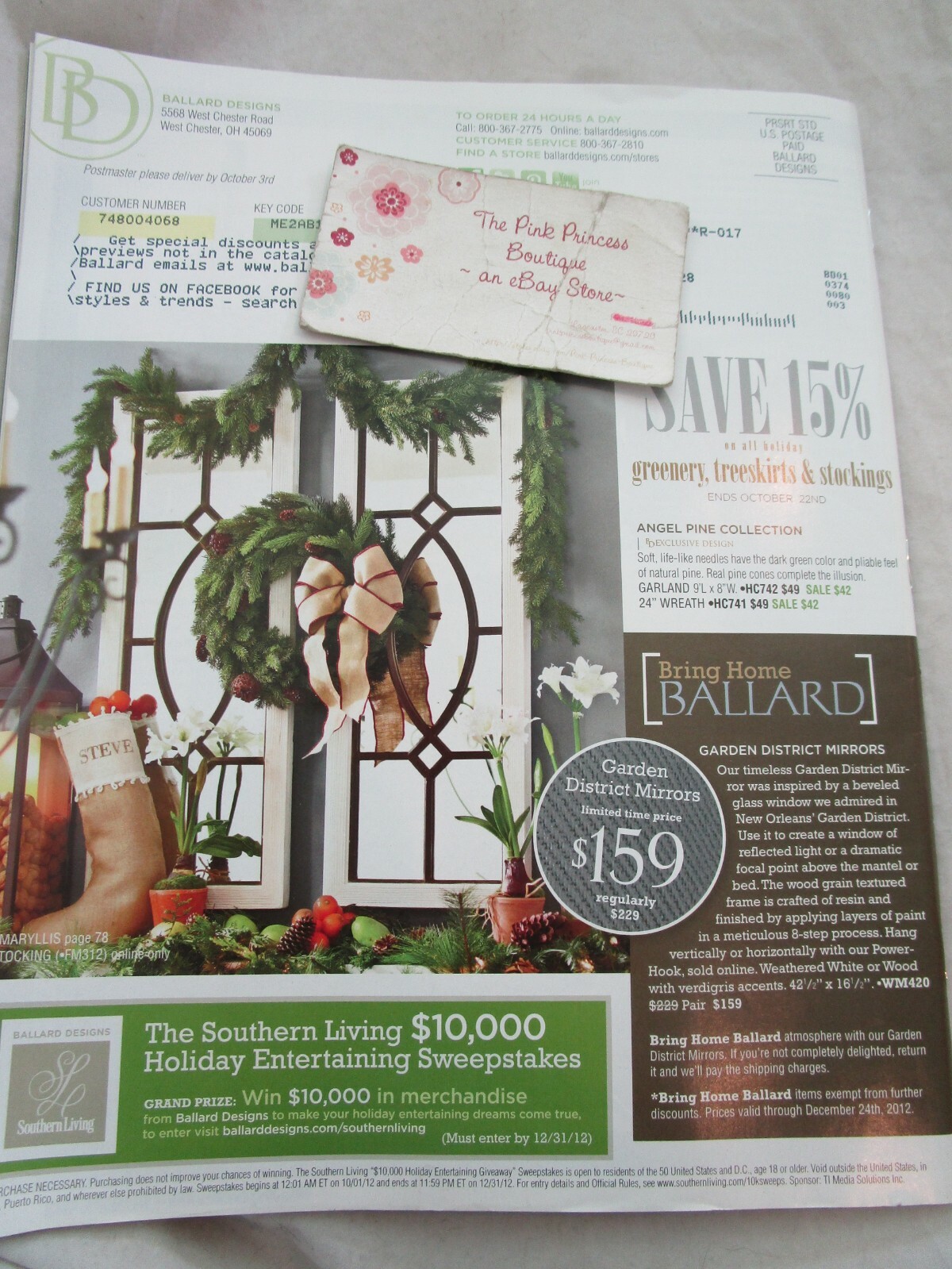 Ballard Designs Catalog Look Book October 2012 Bring Home Ballard Brand ...