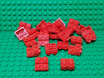 ** 25 CT LOT ** Lego NEW red 2 x 2 modified plate W/ side studs pcs | eBay