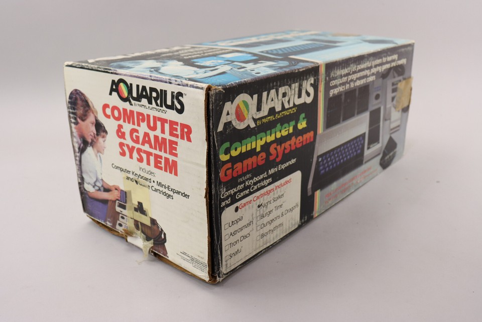 Mattel Aquarius Computer & Game System Tested Working CIB w/NOS 4K ...