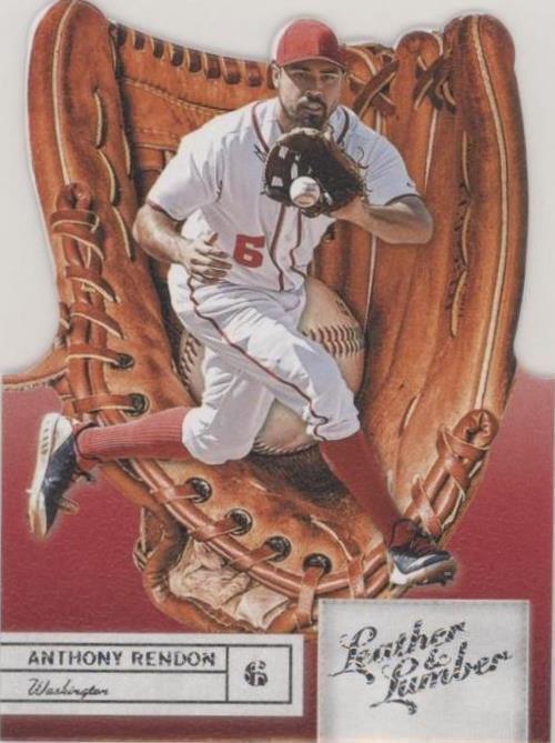 2019 Panini Leather & Lumber - Gloves Anthony Rendon #33 Die-Cut for ...