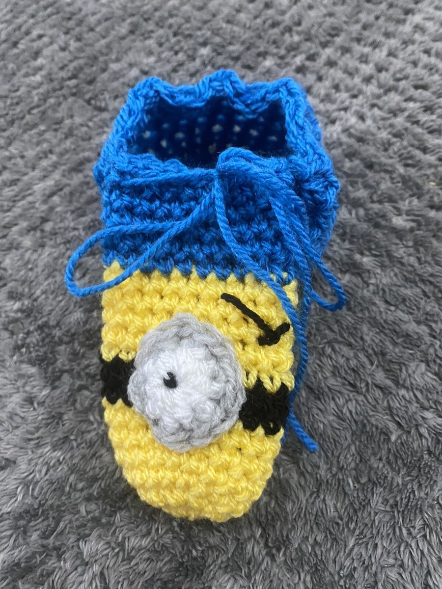 Minion Slippers Crochet Pattern Minions And Despicable Me Knitting