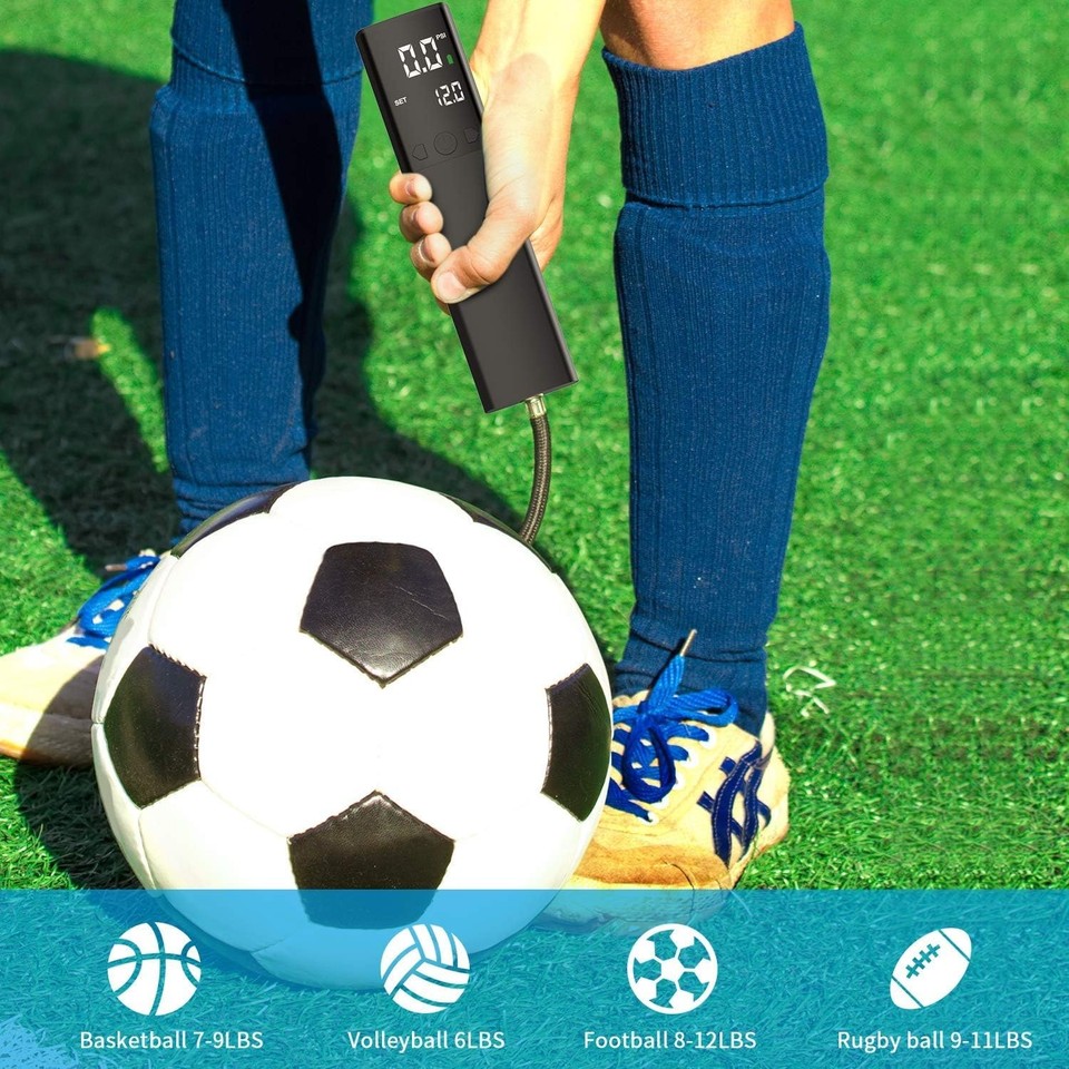 Electric Ball Pump, Smart Air Pump Portable Fast Ball Inflation with ...