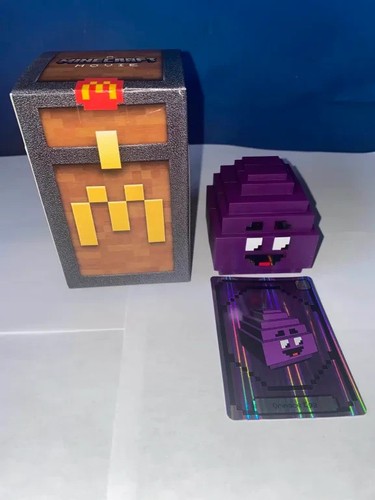 McDonalds A Minecraft Movie Meal Grimace Egg with Unused Code Card | eBay