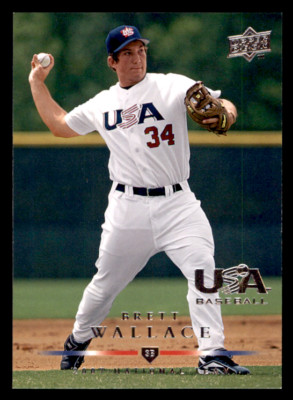 2008 Upper Deck Brett Wallace USA National Team #USA-3 Collegiate | eBay