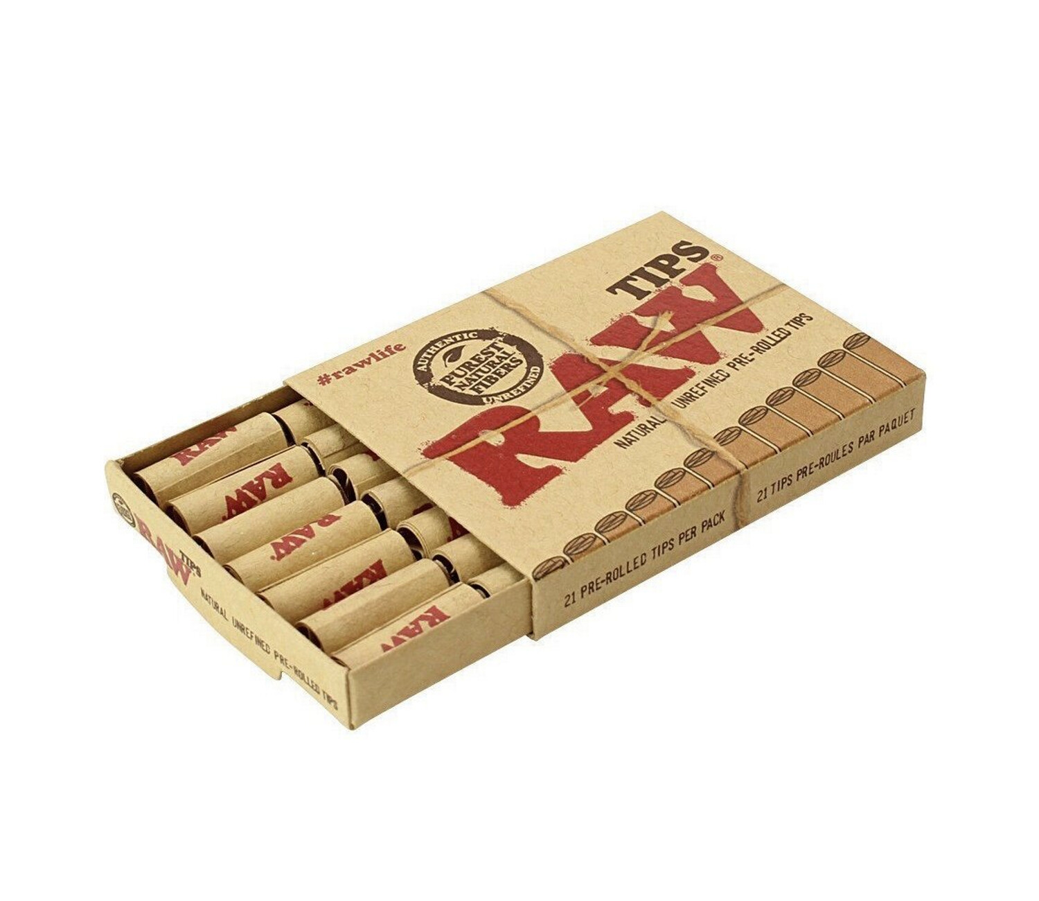 RAW PRE-ROLLED TIPS FILTER TIPS ROACHES PAPER NATURAL ROLLING | eBay UK