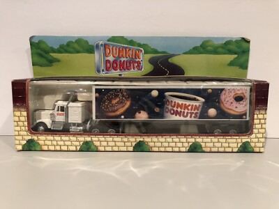 1995 LIMITED EDITION DUNKIN DONUTS TRACTOR AND TRAILER BRAND NEW IN ...