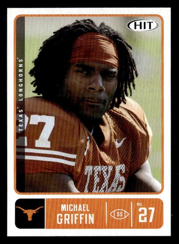Michael Griffin 2007 SAGE HIT Card #27 Texas Longhorns | eBay