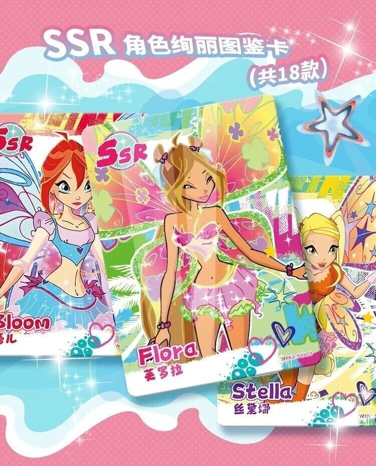 Winx Club Fairy Spirit Wonderland Card Anime Fairy Collection Trading ...