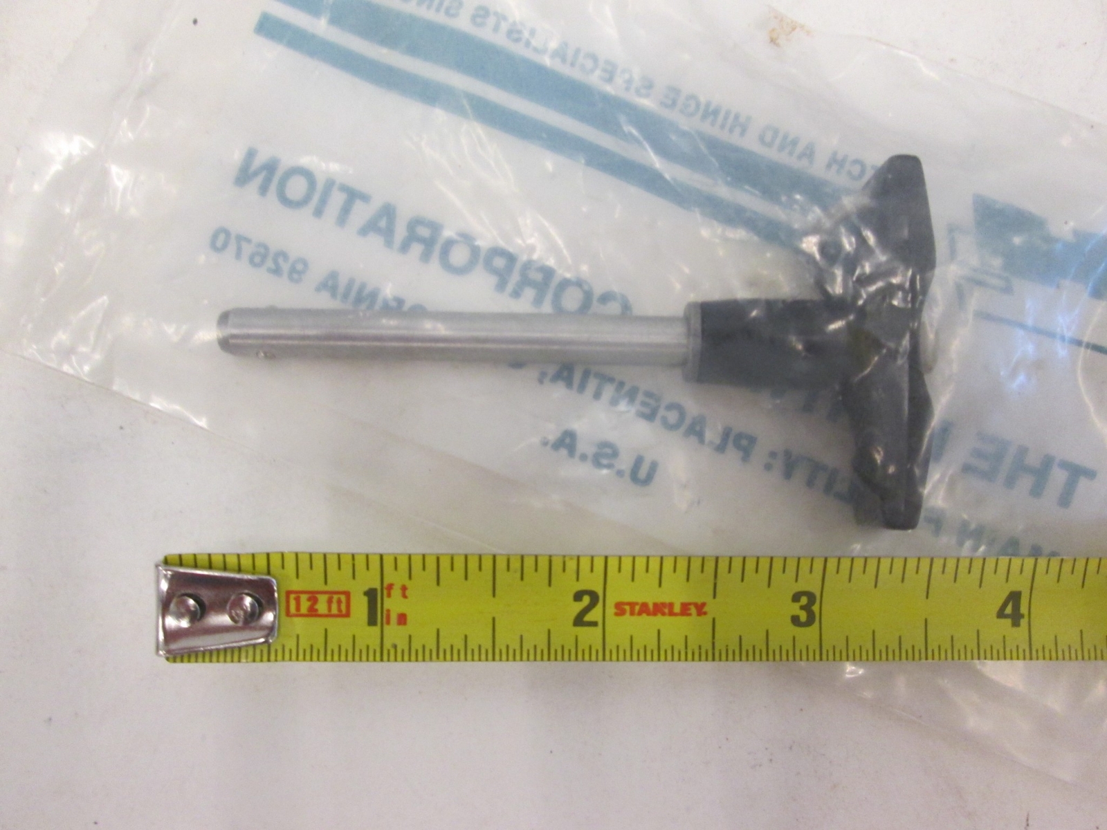 Hartwell Corporation, T-Handle, Push Button, 2-Ball Lock Quick Release ...