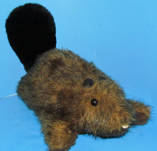 Vtg Unbranded Rare Lying Down Beaver Hand Puppet Plush 19" L@@K | eBay