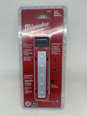 NEW Milwaukee 2108 300-Lumens High Definition Led Rover Magnetic Flood ...