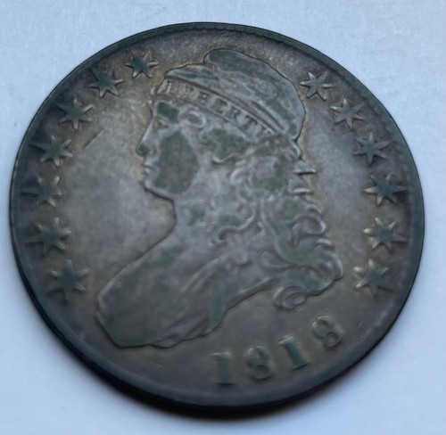 1818 Bust Silver Half Dollar US Coin | eBay