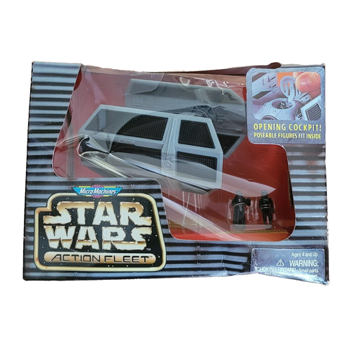 Star Wars Action Fleet Darth Vader's Tie Fighter Micro Machines NEW ...