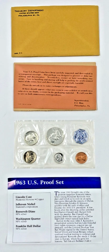 1963 US Coin Proof Sets for sale | eBay