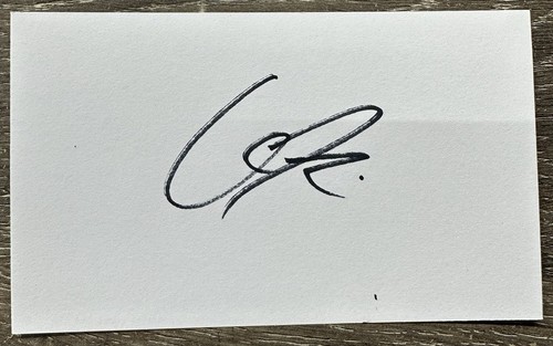 Charlie Kirk Index Card Autograph | eBay