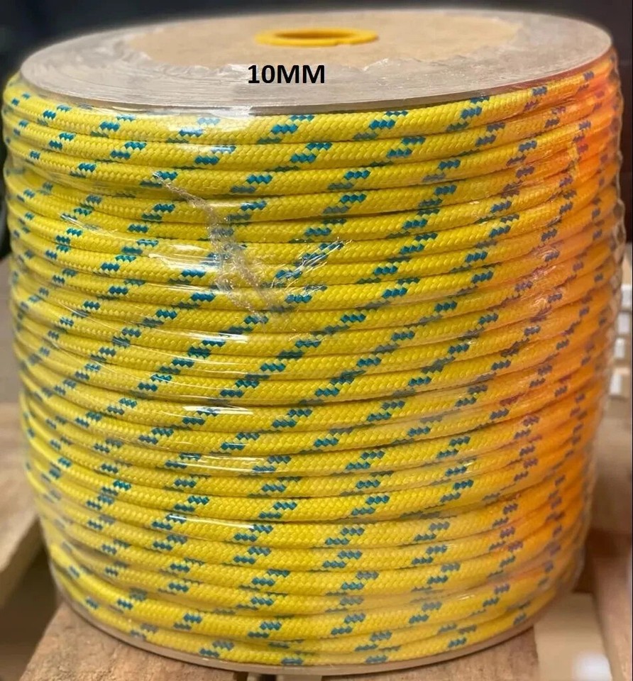 POLYPROPYLENE ROPE BRAIDED POLY CORD STRONG STRING BOATING CAMPING ...