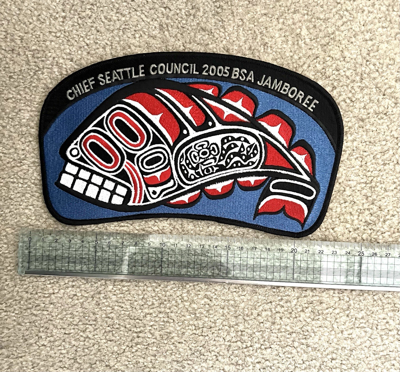 Boy Scouts Chief Seattle Council 2005 Jamboree Large Backpatch Rare BSA ...