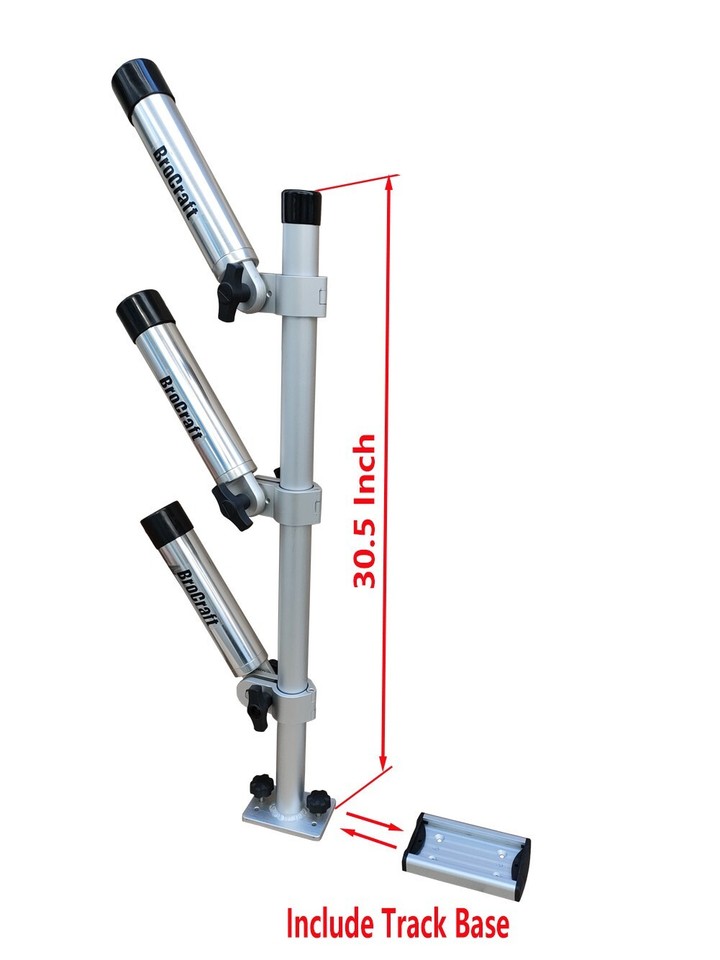 Brocraft Aluminum Trolling Rod Holder Tree / Boat Rod Tree / Rod Holder ...